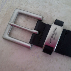 GAP | Accessories | Hp Gap Mens Belt 25 Inch Size 24 Black Leather ...